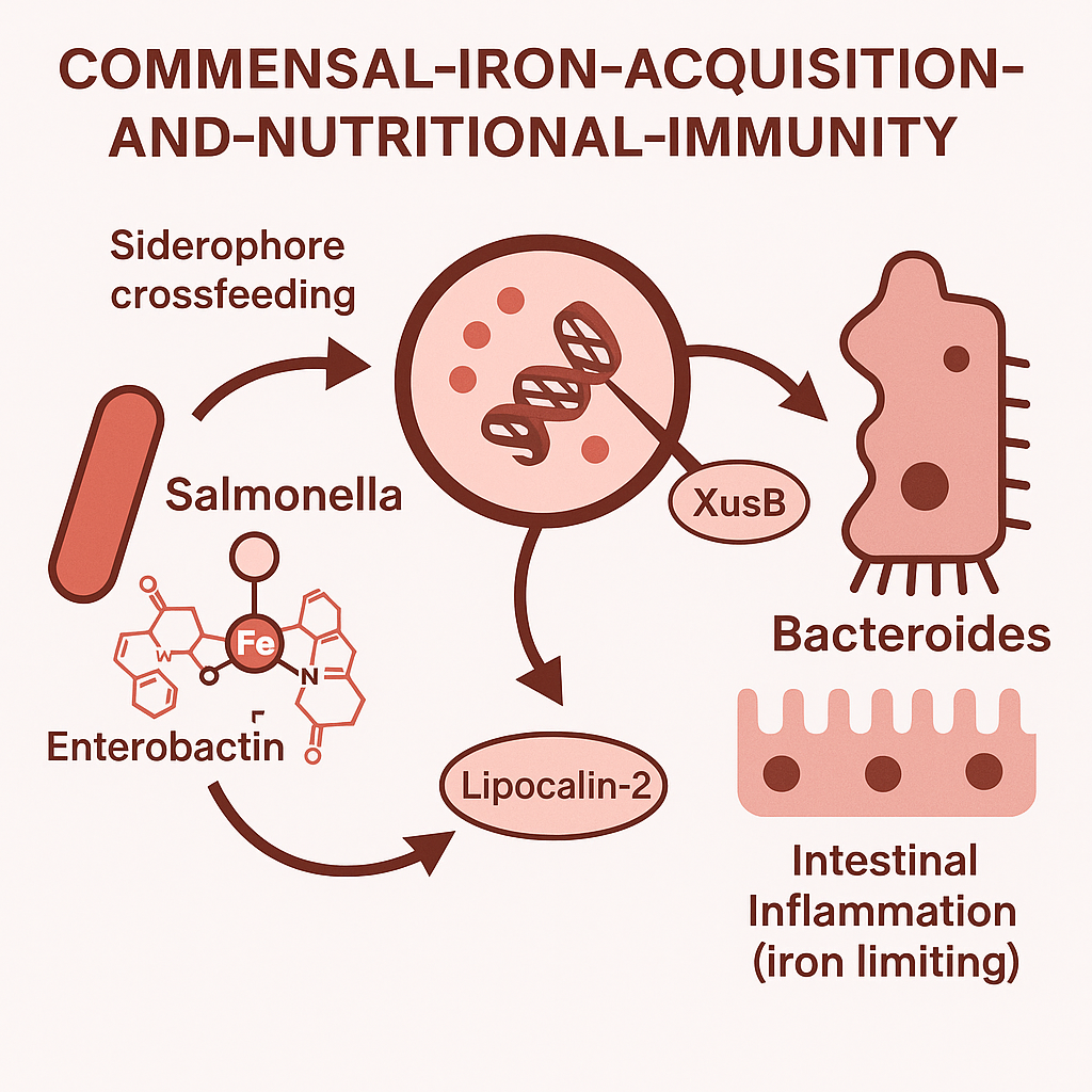 Iron acquisition and nutritional immunity during Salmonella infection ...